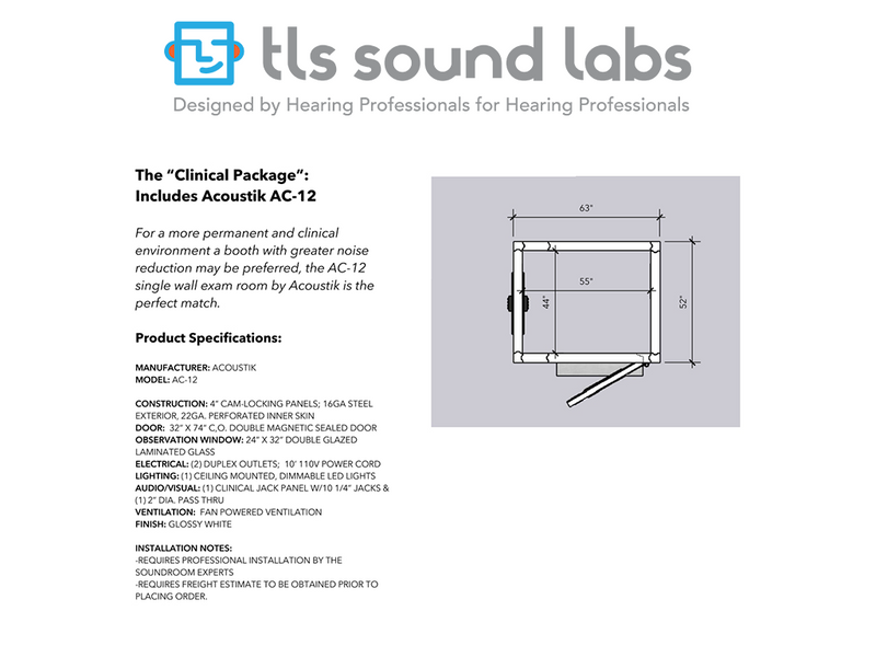 Acoustik Sound Booth - TLS Sound Labs
